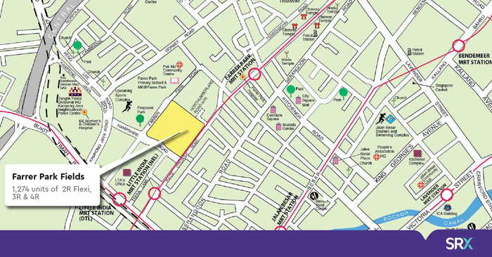 Farrer Park Fields, Rajah Summit BTO Launch in February 2023