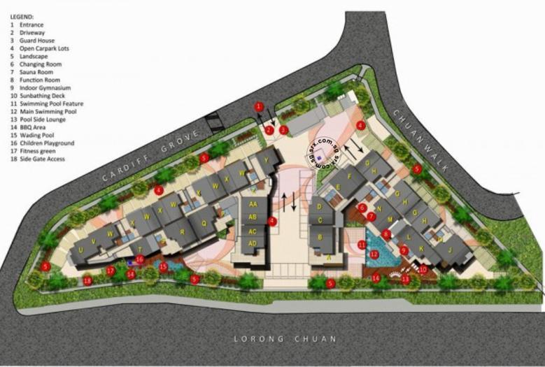 Floor Plans for Cardiff Residence Condo | SRX
