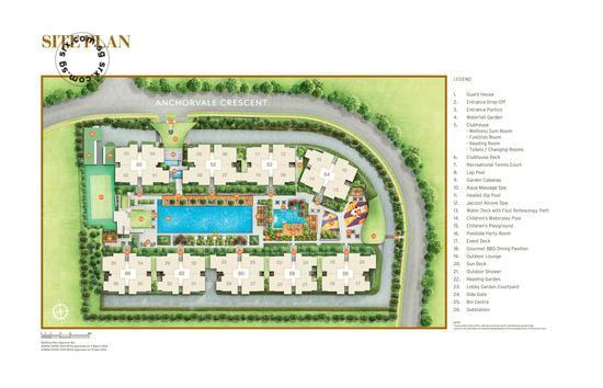Treasure Crest in Anchorvale Crescent, Overview & Unit Prices