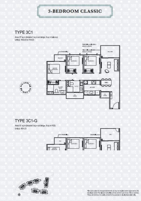 Park Colonial in Woodleigh Lane, Overview & Unit Prices