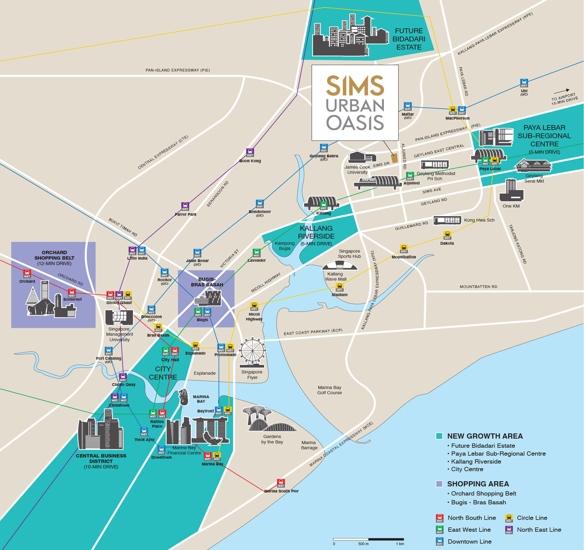 Sims Urban Oasis in Sims Drive, Overview & Unit Prices