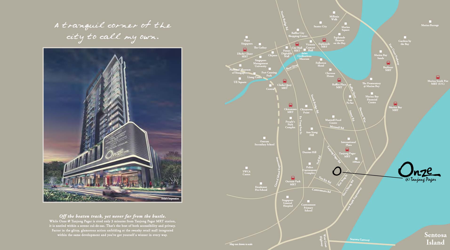 Onze @ Tanjong Pagar Condo Location Map - Nearby MRT's, Schools, Malls ...